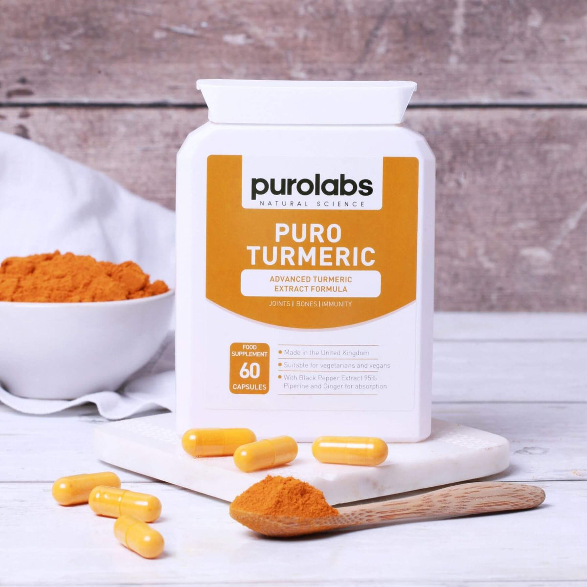 Puro Turmeric Capsules | Purolabs